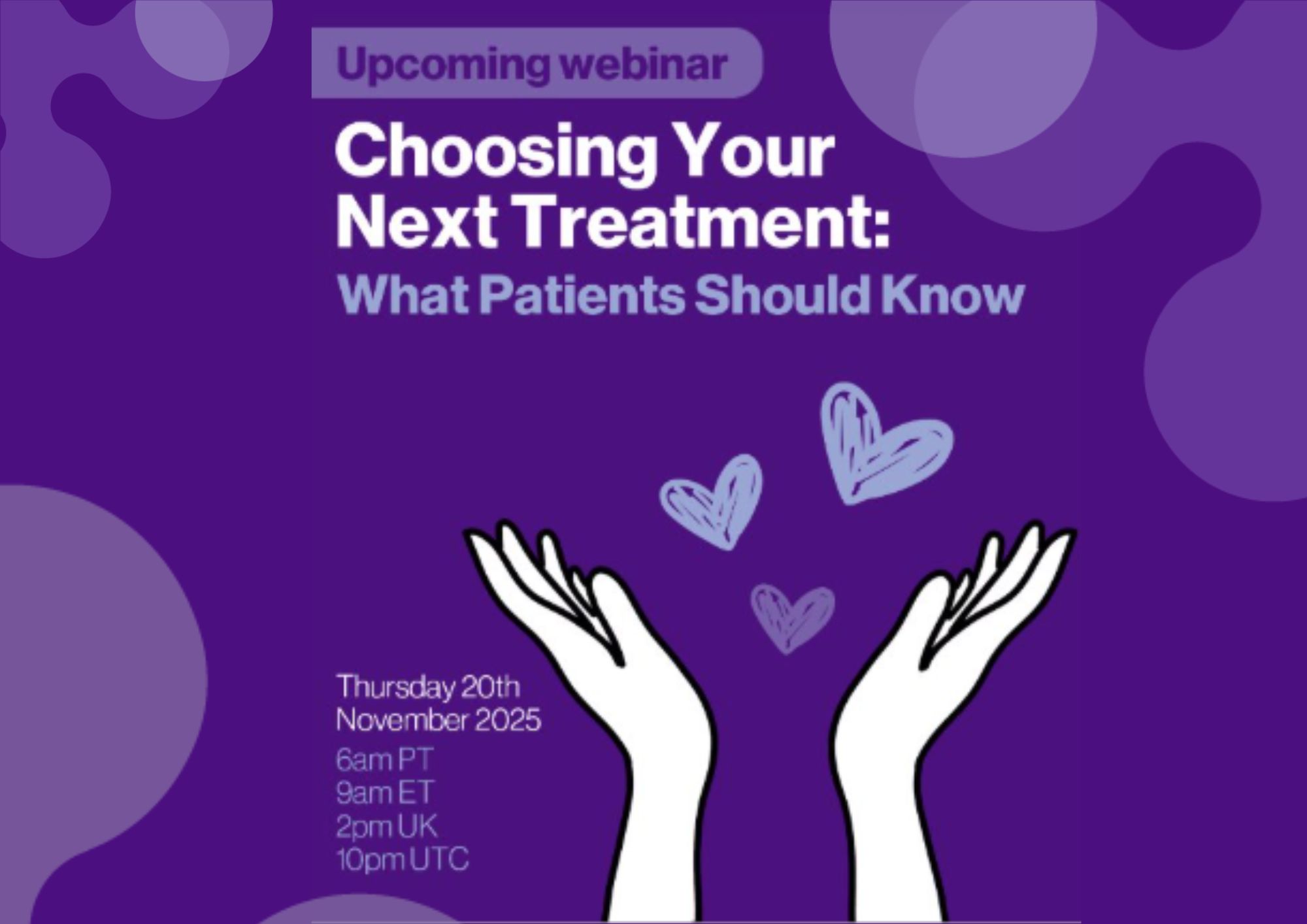 Choosing Your Next Treatment: What FL Patients Should Know Webinar ...
